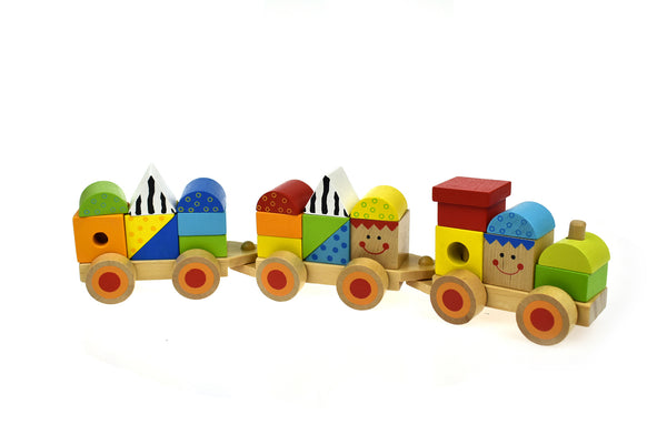 Tooky - Wooden Stacking Train – Bizy Toys